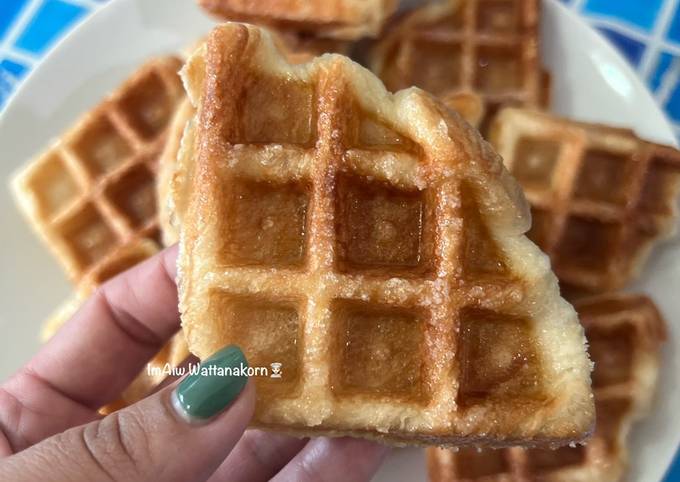 สูตร “Croffle ครอฟเฟิล” โดย ImAiw Wattanakorn - Cookpad