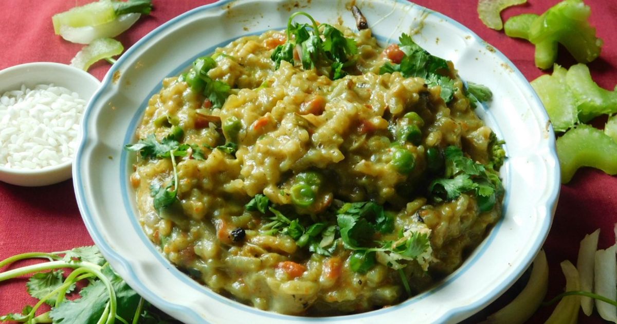 Risotto Indo Italian Style Recipe by Lakshmi Sridharan Ph D - Cookpad