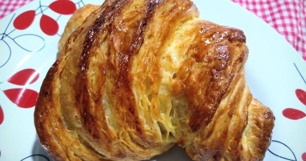 Resep croissant oven tangkring rumahan enak dan mudah - Cookpad