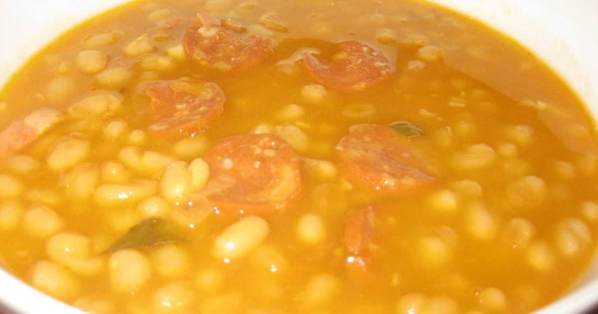 Potaje de frijoles blancos Receta de Bendecido- Cookpad