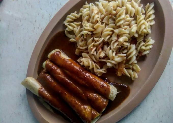Enmoladas de pollo Receta de Mónica Villegas- Cookpad