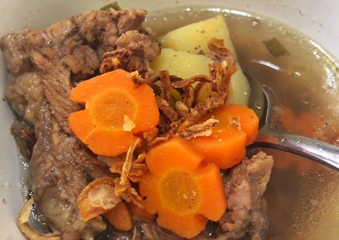 Resep Sup iga sapi oleh Fennie Legawa - Cookpad