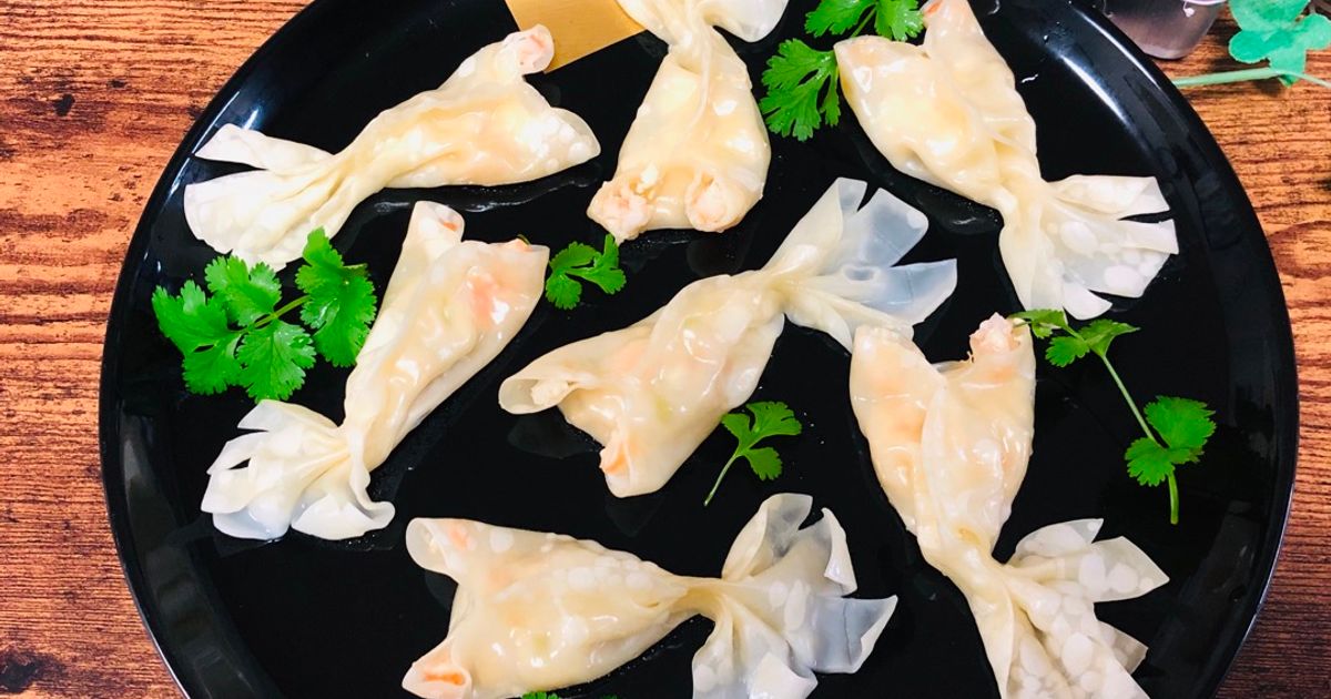 Goldfish Gyoza Dumplings Recipe by Aunty Eiko's international cuisine ...