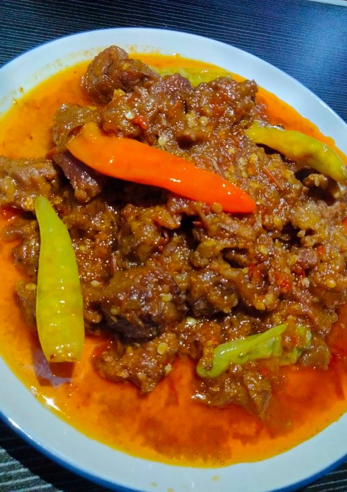 Resep Oseng Mercon Daging Sapi ala ibok Faiz oleh Tri Susanti (Masakan ...