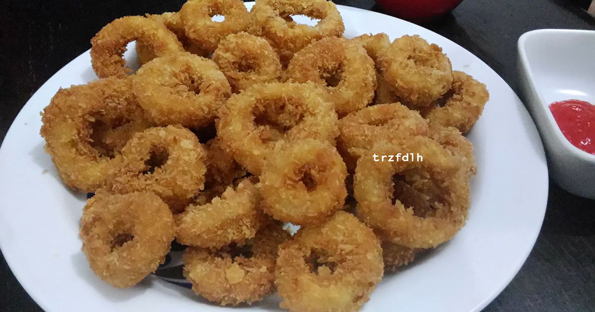 Resep onion ring marinasi rumahan enak dan mudah - Cookpad