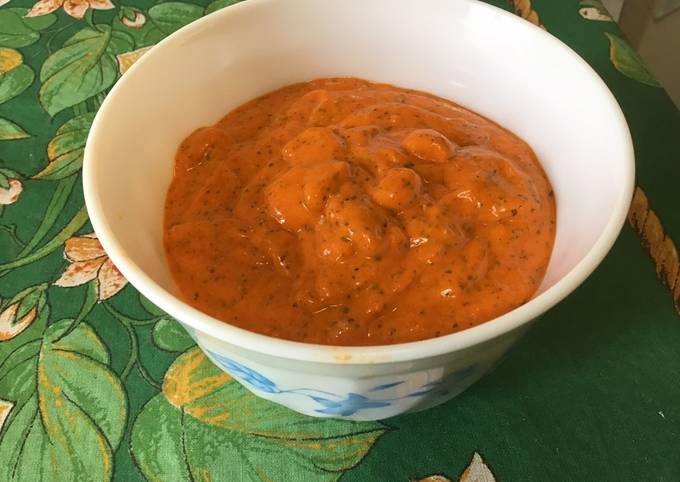 Sauce multi usages aux deux citrons, poivron grillé, épices et ...