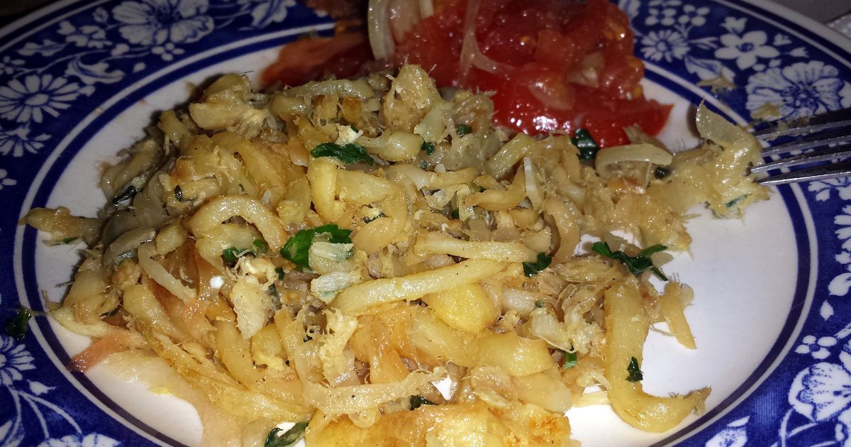 Portuguese Bacalhau A Bras (Salted Cod) Recipe by Rae