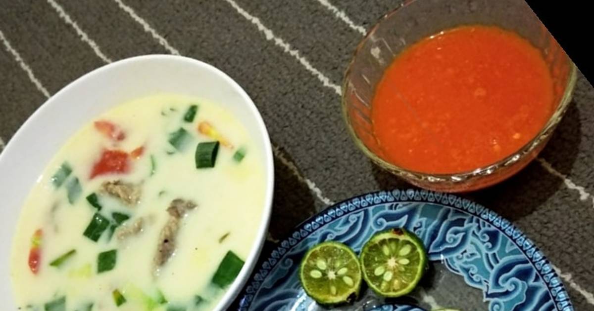 Resep Sop daging sapi kuah susu oleh Novia Putrisani - Cookpad