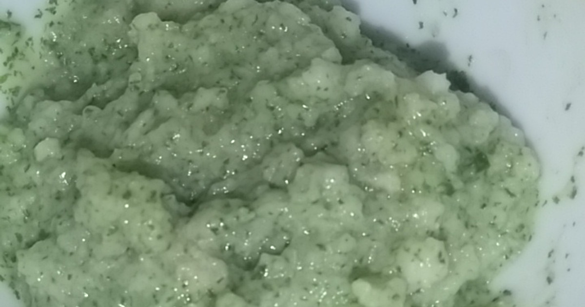 Resep Bubur Saring Nasi Bayam Dan Bakso Sapi #Mpasi oleh dina - Cookpad