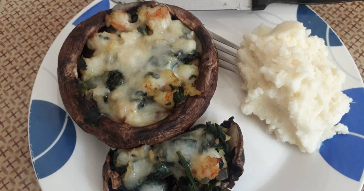 Portobellos rellenos - 78 recetas caseras- Cookpad