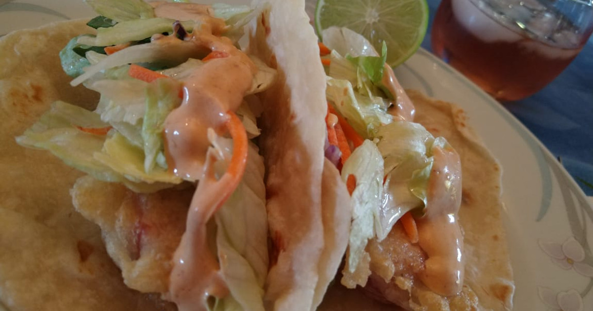Tacos De Atún Tipo Baja Receta de Lourdes González- Cookpad