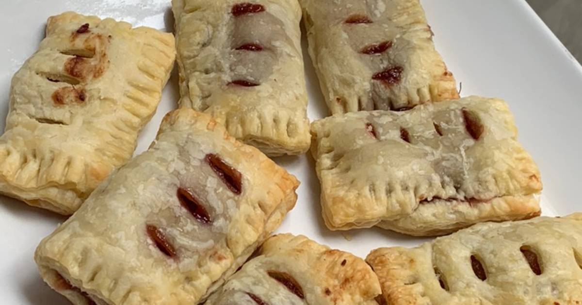 Resep Puff pastry isi selai stroberi dan kurma oleh Syadza Syadziyyah ...