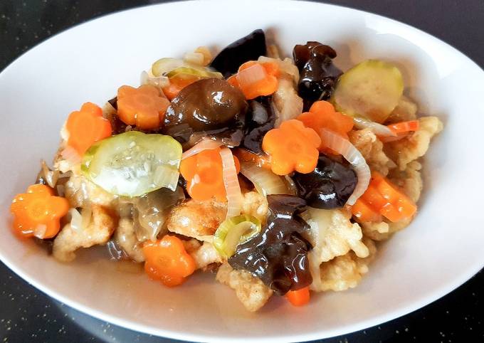 Resep Sweet & Sour Pork (Tangsuyuk) oleh Evellyn Ellen - Cookpad