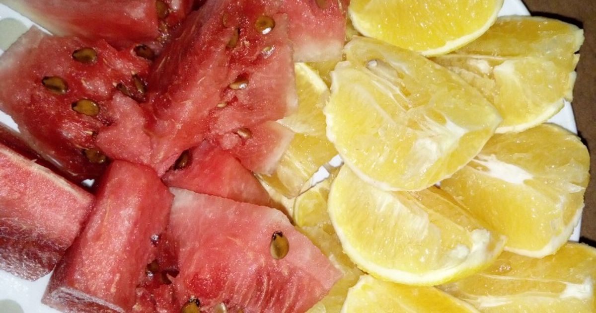 Watermelon And Orange Recipe by Anas isah - Cookpad