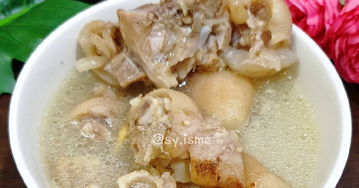 23 resep sup kaki babi enak dan sederhana ala rumahan - Cookpad