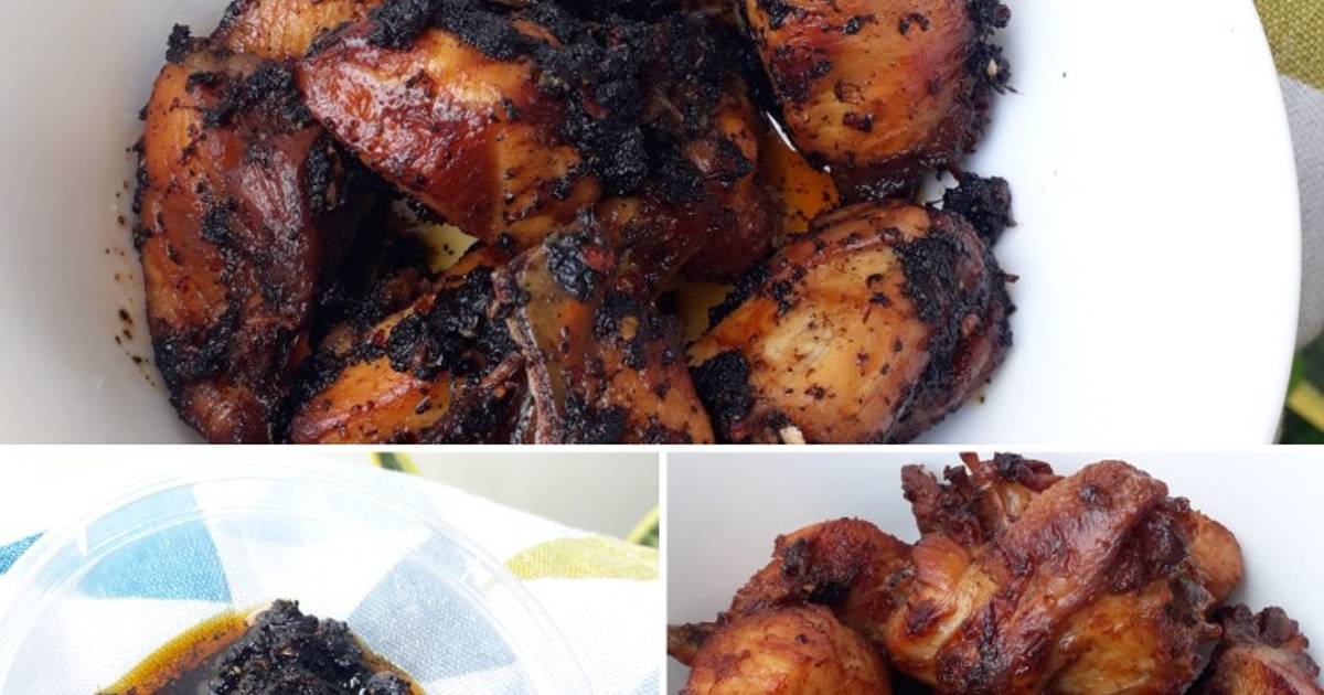 Resep Ayam Goreng Kalasan (khas DIY) ft. Sambel Ireng (Khas Madura ...