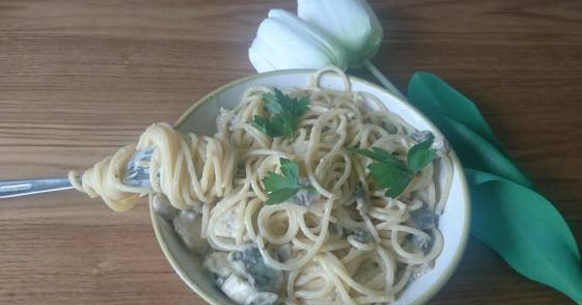 Tejszínes Mustáros Csirkeragu, Gombával | Ada Edó receptje - Cookpad ...