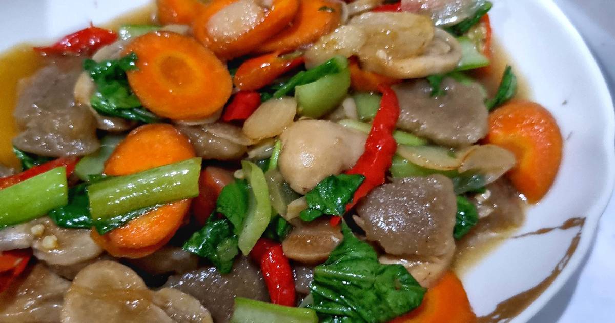 Resep Tumis Jamur Merang Pakcoy oleh Dapur Sesma - Cookpad