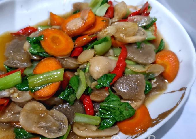 Resep Tumis Jamur Merang Pakcoy oleh Dapur Sesma - Cookpad