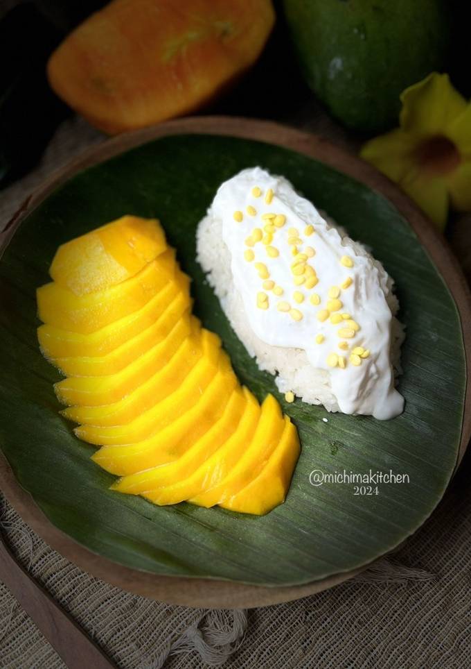Resep Thai Mango Sticky Rice oleh TriLim - Cookpad