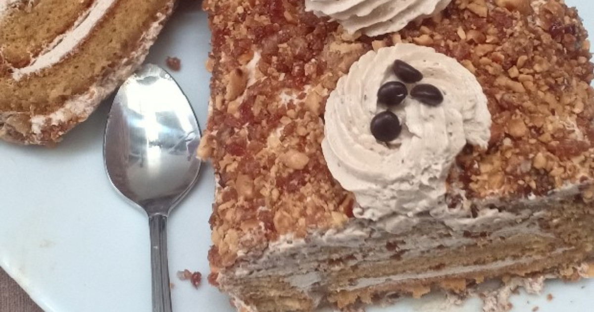 Resep Mocca Nougat Roll Cake 🍰 oleh Theresa Ibrahim - Cookpad