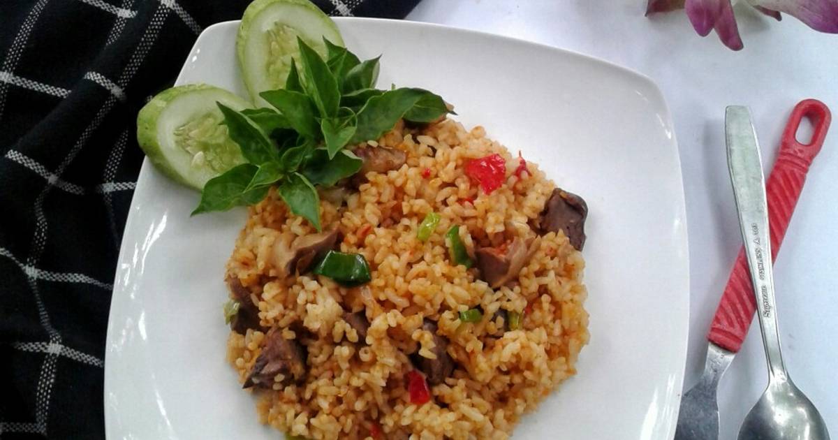 Resep Nasi Goreng Ati Ampela oleh Syafa Syifa - Cookpad