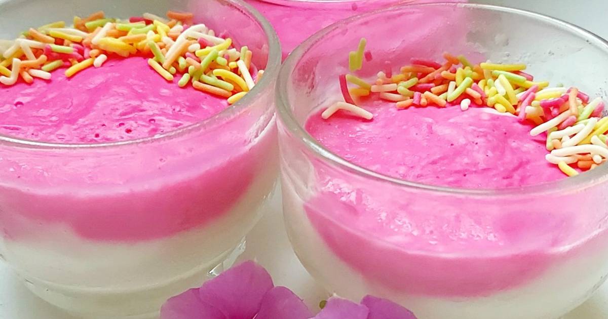 Rose Vanilla Pudding Recipe by Shradha Nema (foodgazin') - Cookpad