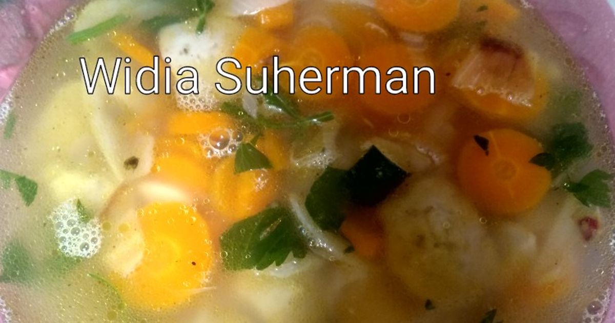 Resep Sup Baso Ala Parasmanan oleh Widia Suherman - Cookpad