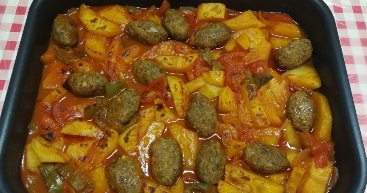 Kofta Tray Recipe By براءة هلال