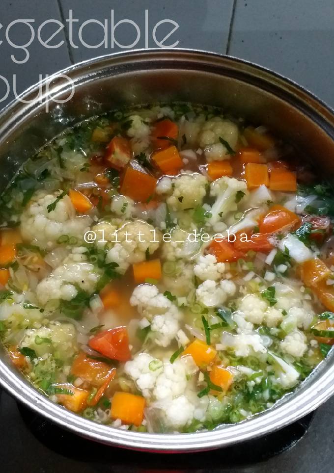 Resep SUP SAYUR/Vegetable Soup (praktis, segar, enak) oleh Deeba - Cookpad