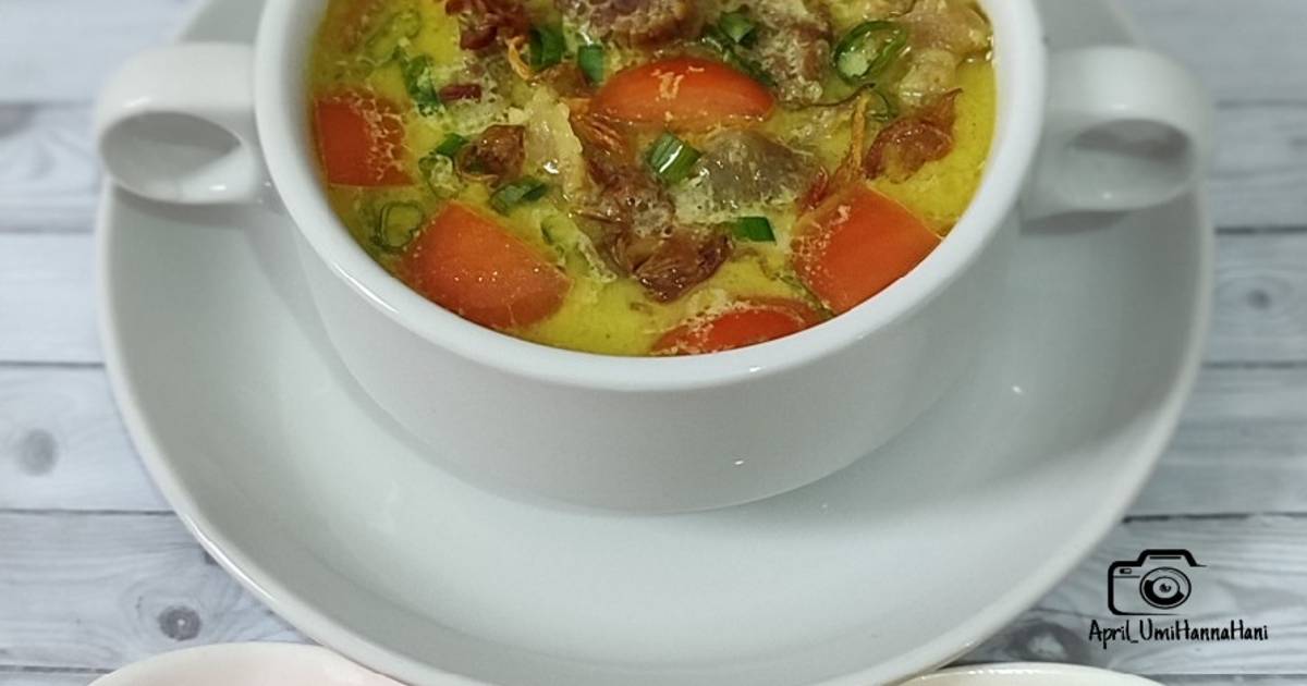 Resep Soto Daging Sapi Kuah Santan (Simple) oleh April_Umi HannaHani ...