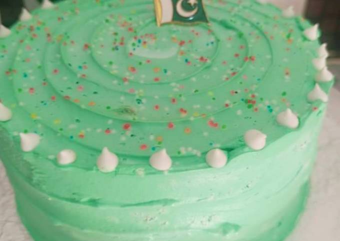 Independence day cake Recipe by Anam Azhar - Cookpad