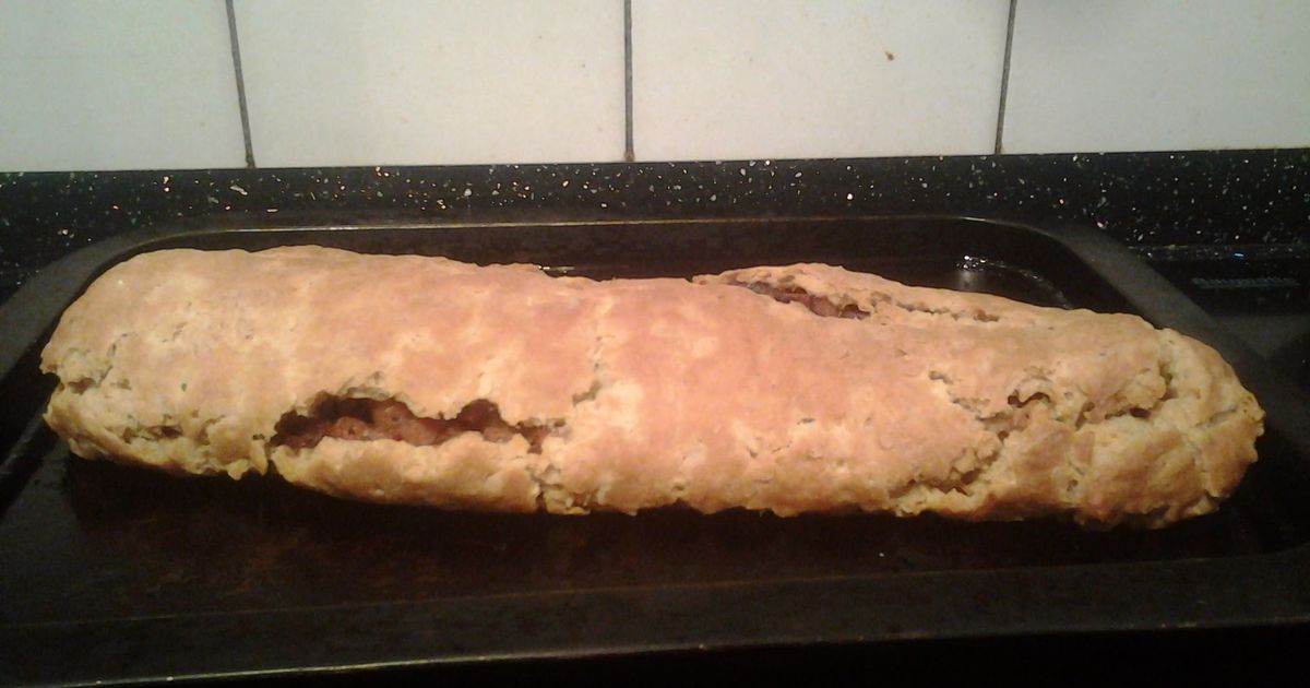 Baked Bacon And Onion Roly Poly Recipe by Panda.s