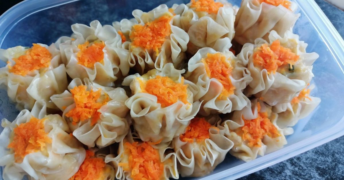 Resep dimsum ayam wortel rumahan enak dan mudah - Cookpad