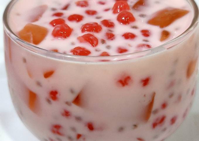 Resep 50. Es Jelly Sagu Mutiara Kuah Susu Keju oleh Indri Nuzul - Cookpad