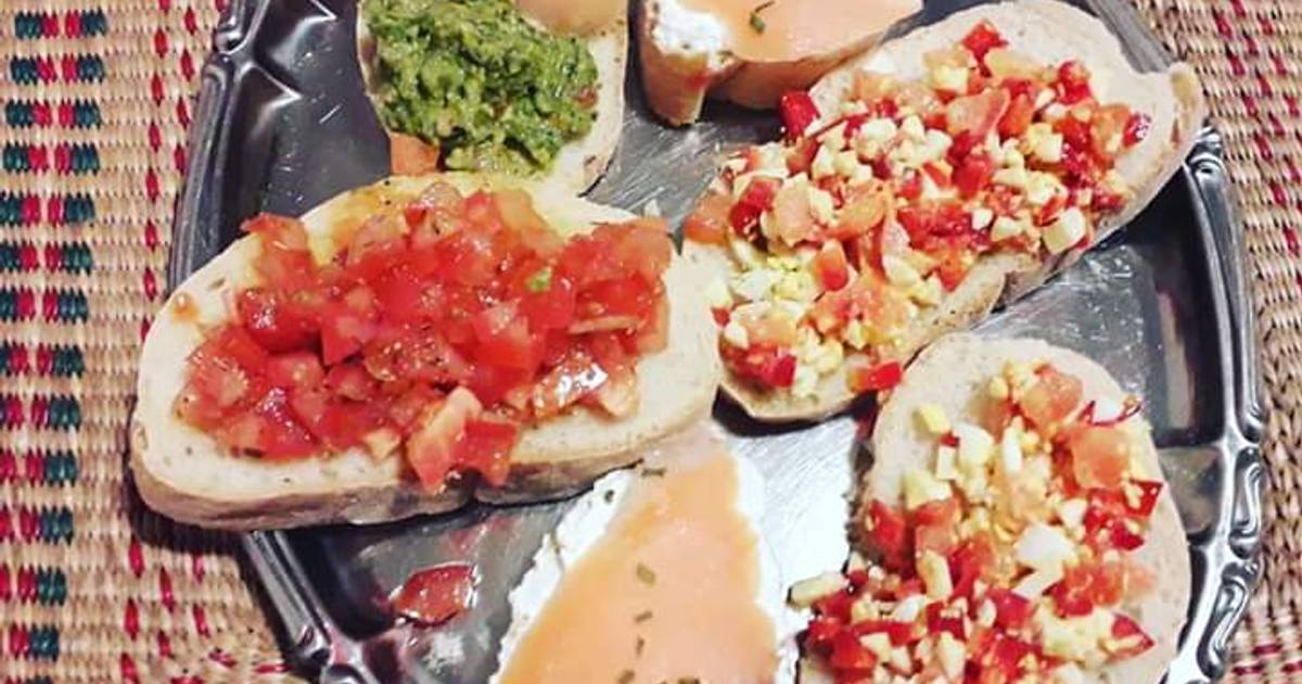 Canapes de chile - 16 recetas caseras- Cookpad