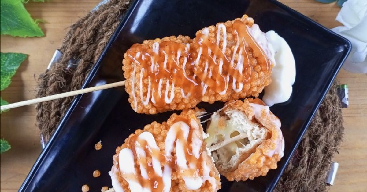 Resep Bubble Crumb Keju Mozzarella Tahu Pong oleh Indah Tuwiarsih - Cookpad