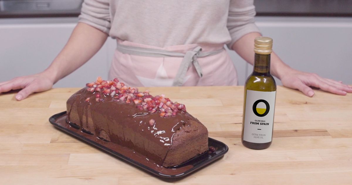 Yogurt Pound Cake With Chocolate And Extra Virgin Olive Oil Icing ...
