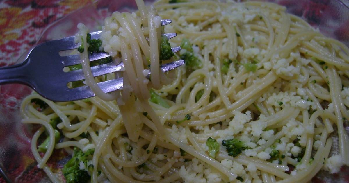 Fideos con brocoli - 597 recetas caseras- Cookpad