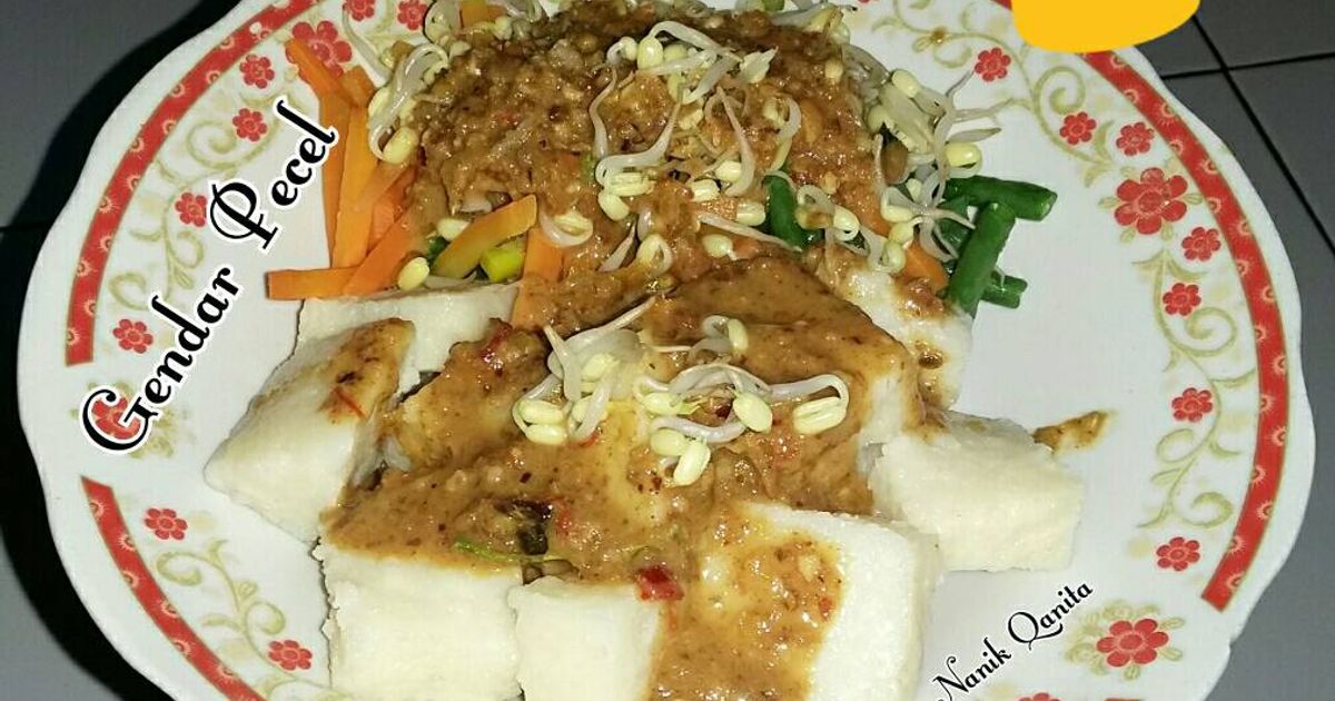 Resep Gendar Pecel oleh Bunda Qanita - Cookpad