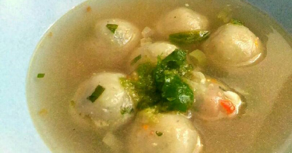 Resep Cilok Kuah Isi Kornet & Rawit oleh Norma Di Madya - Cookpad
