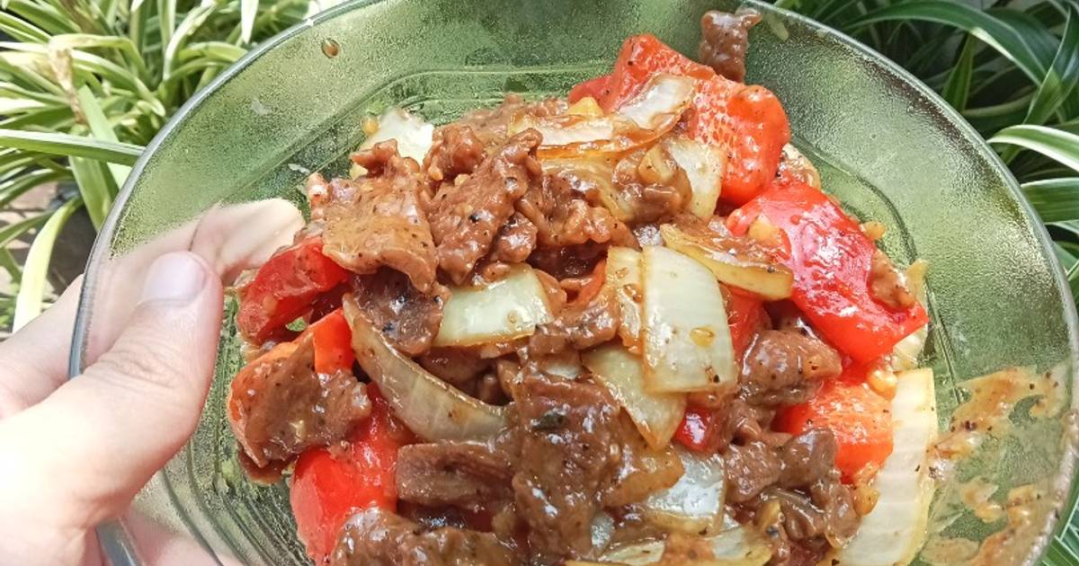Resep Daging Sapi Lada Hitam Oleh Andini Nur Afifah Cookpad