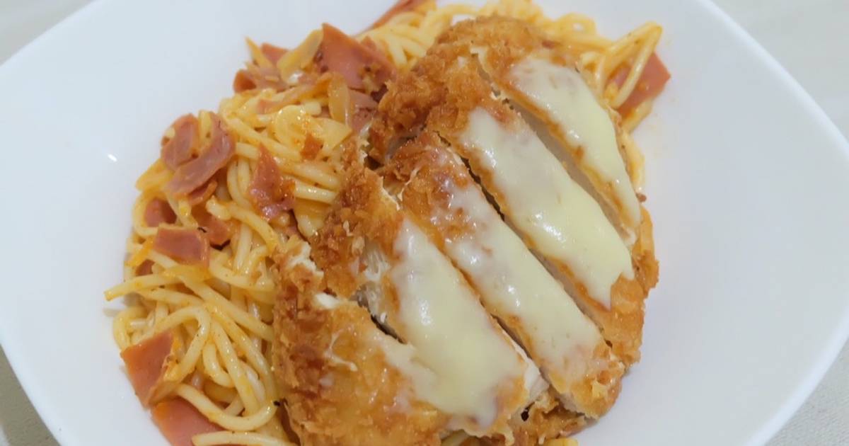 25 resep spaghetti chicken katsu enak dan sederhana ala rumahan - Cookpad