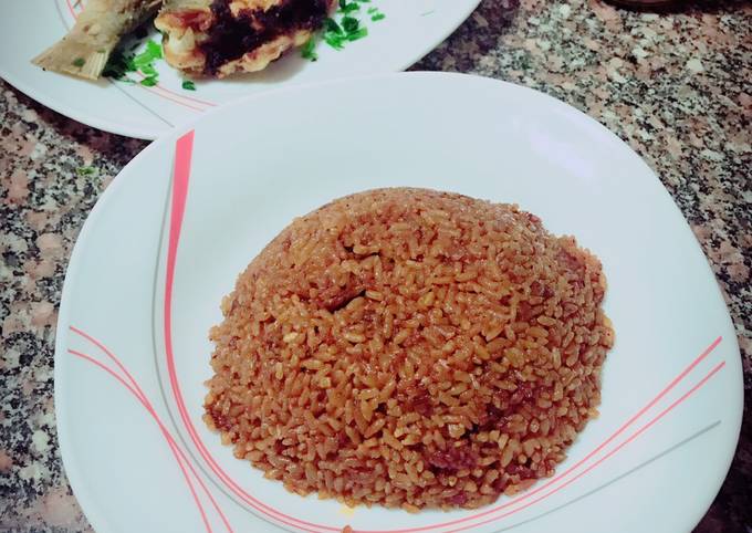 طريقة عمل رز سمك احمر (رز صياديه) 😋 على اصولها بطريقة سهلة وسريعة من ...