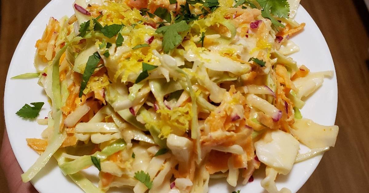 Ensalada de repollo y zanahoria con mayonesa - 36 recetas caseras- Cookpad