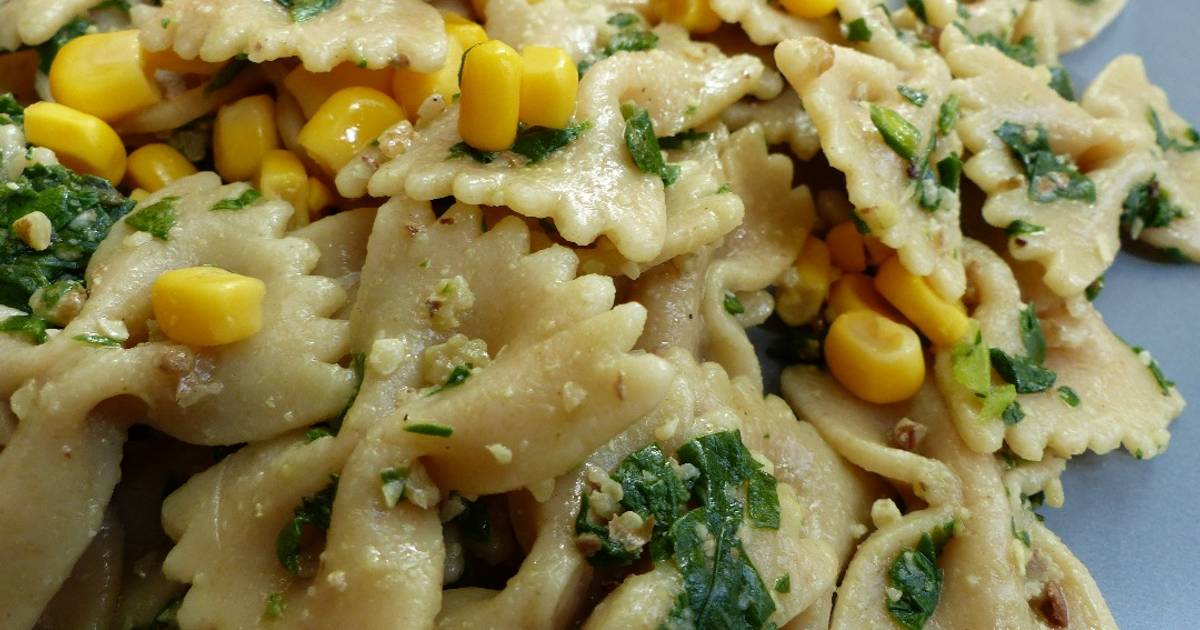 Pasta con acelgas y nueces Receta de MrLueees- Cookpad