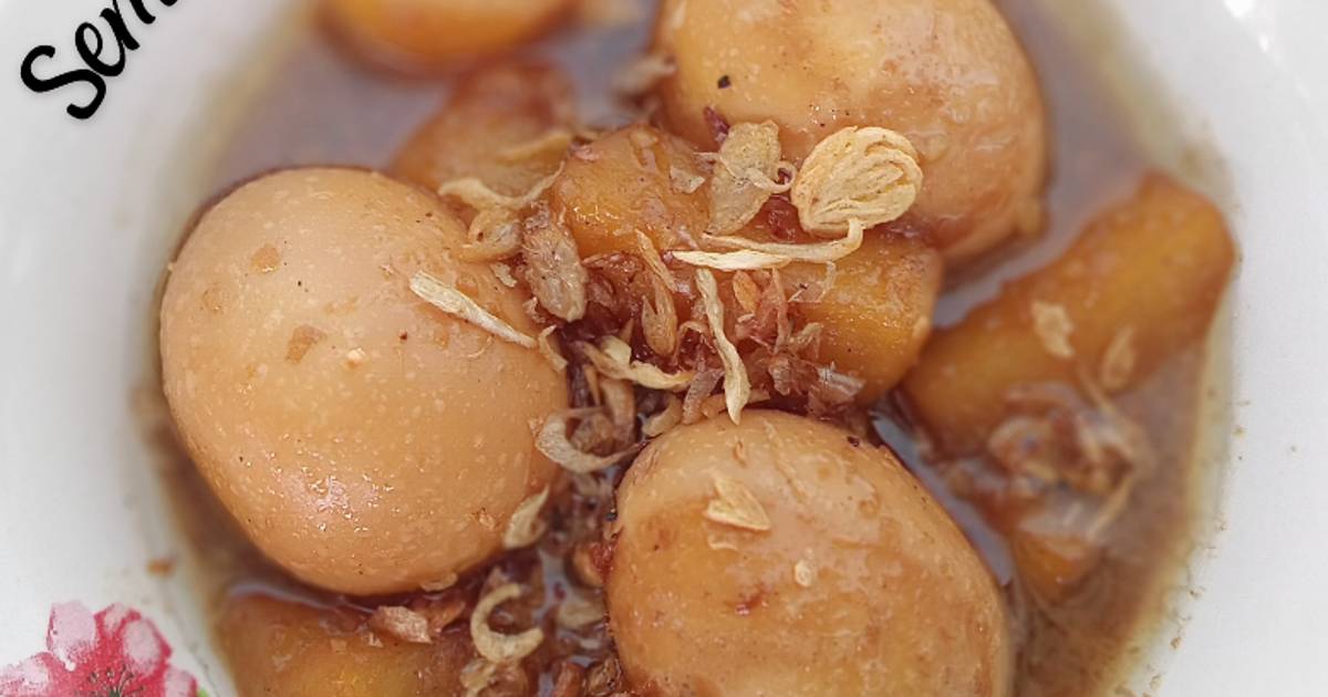 106 resep cara bikin semur telur bulat dan kentang enak dan mudah - Cookpad