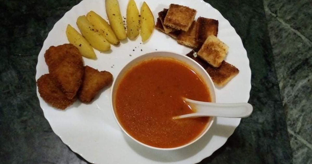 Keya Mandal দ্বারা টম্যাটো স্যুপ (Tomato Soup Recipe In Bengali) রেসিপি ...