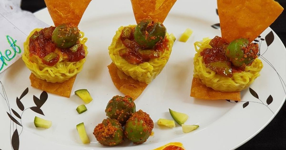 Keri Gunda Meggy With Nachos Recipe by Pia Dharmin Thacker