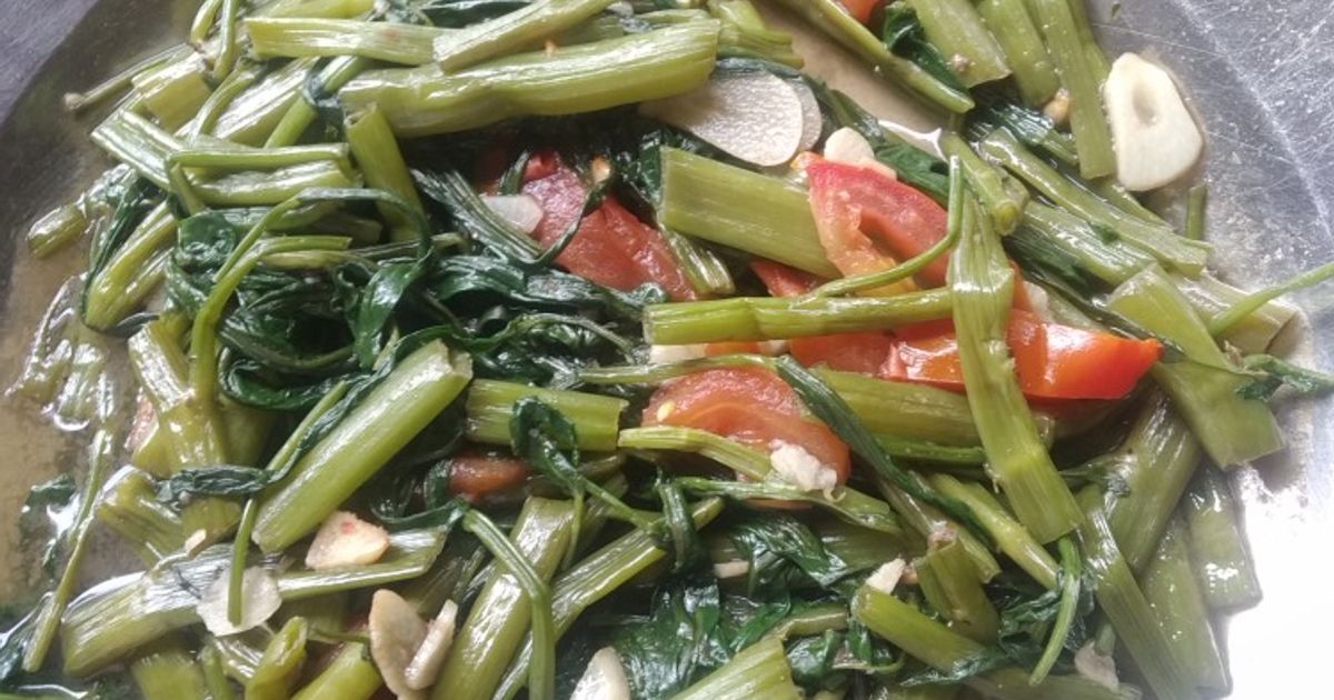 Resep #25 Cah Kangkung Terasi oleh Alia Rusli Hasbi - Cookpad